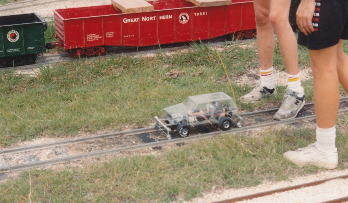 1.5″ Scale Hi-railer – Austin & Texas Central Railroad